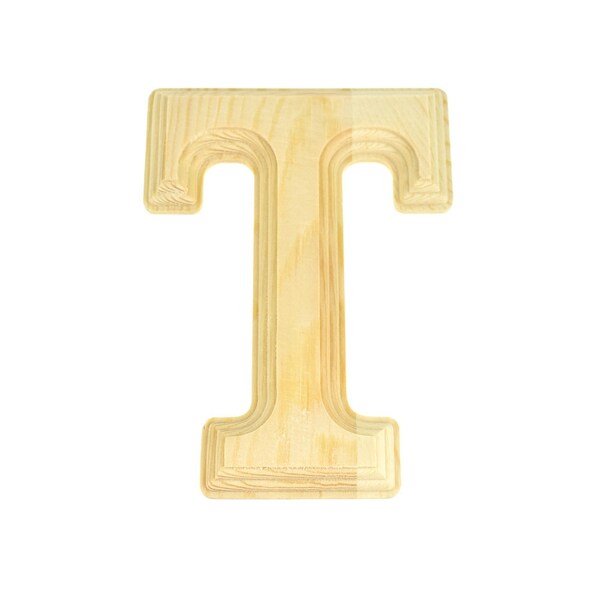 Wooden Letter T - Etsy
