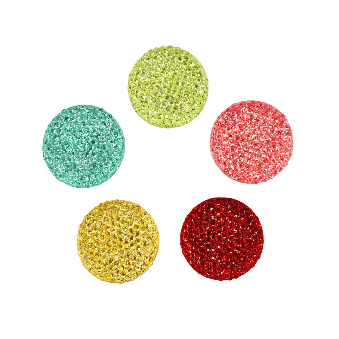 Round Self Adhesive Diamond Cluster Gems 3/8-inch 10-count - Etsy