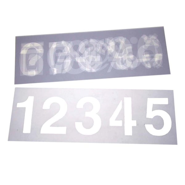 3 Inch Number Stencil - Etsy