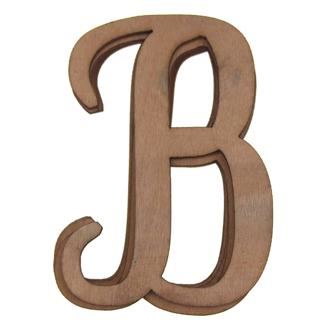 Wooden Cursive Alphabet Letters Natural 3-inch 6-piece | Etsy