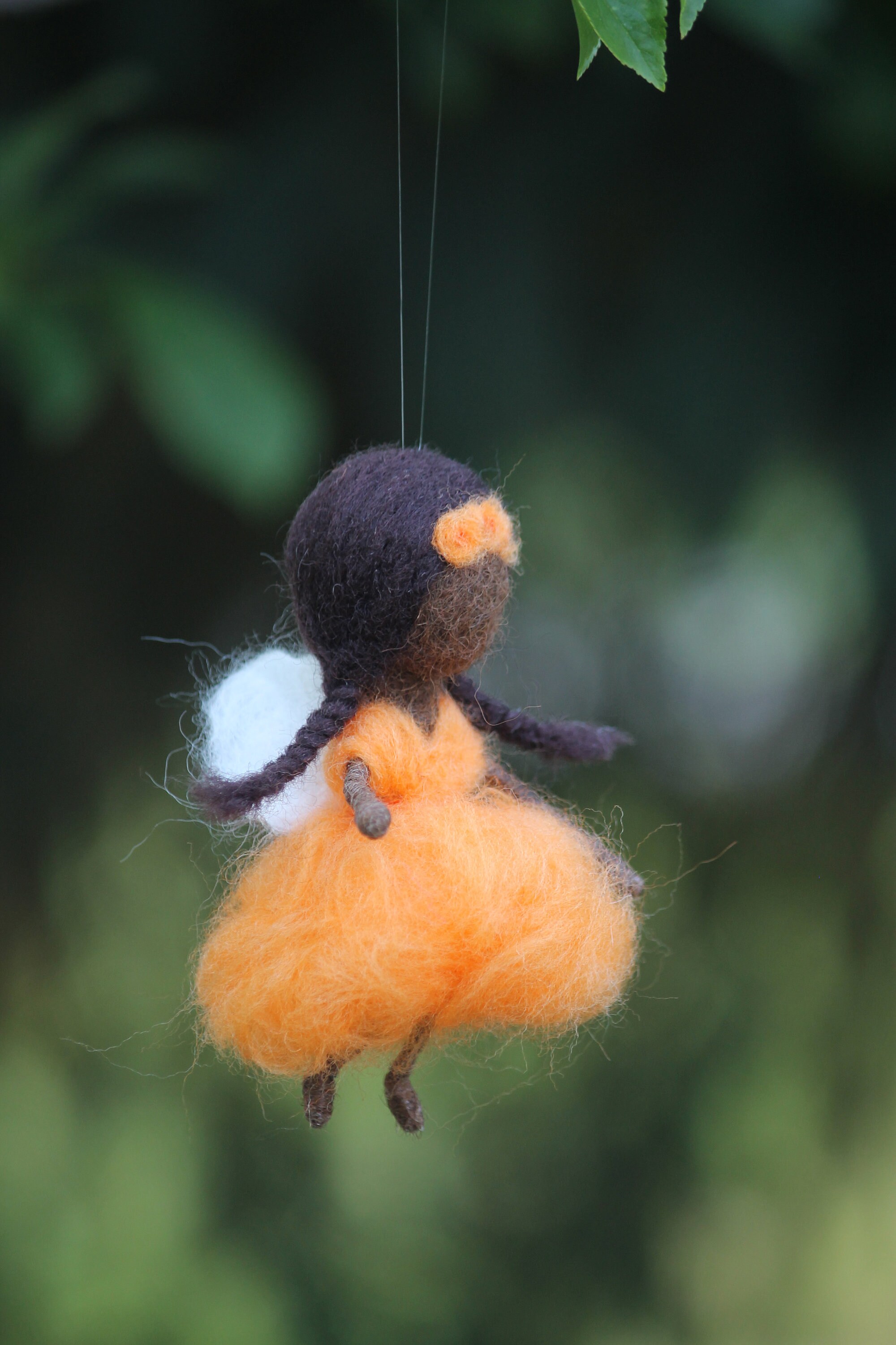 Custom made needle felted fairy Waldorf fairy One of a kind | Etsy