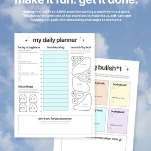ADHD Planner PRINTABLE Version || ADHD Life Planner | Weekly Planner ...