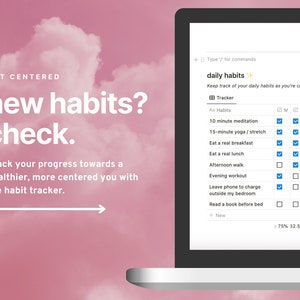 Notion Template || Pink Aesthetic | Colorful Notion ADHD Planner ...