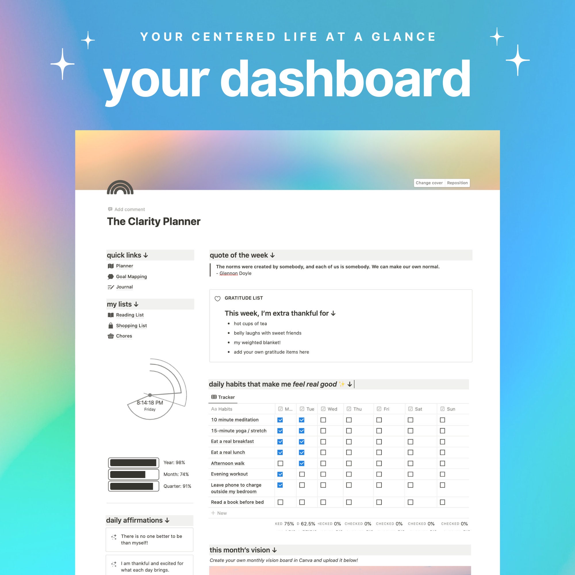 The Centered Life Co. | Simple Planners for Cool Humans