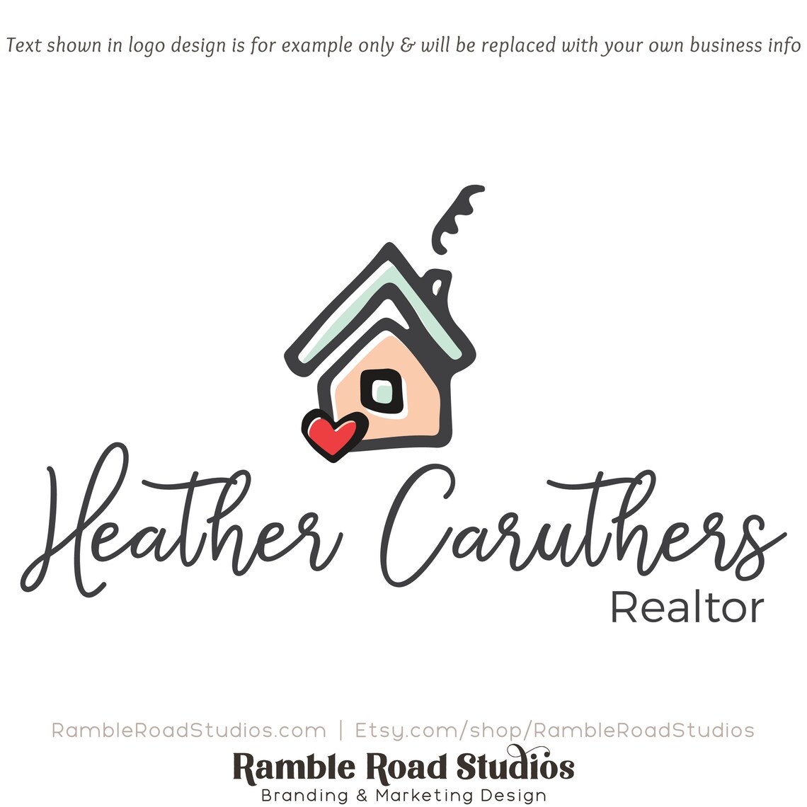House Logo Design Web & Print Files Watermarks Limited - Etsy