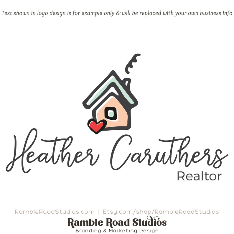 House Logo Design Web & Print Files Watermarks Limited - Etsy