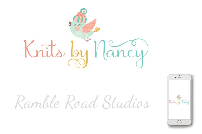 Bird & Hat Logo Design Web Print Files Watermarks | Etsy