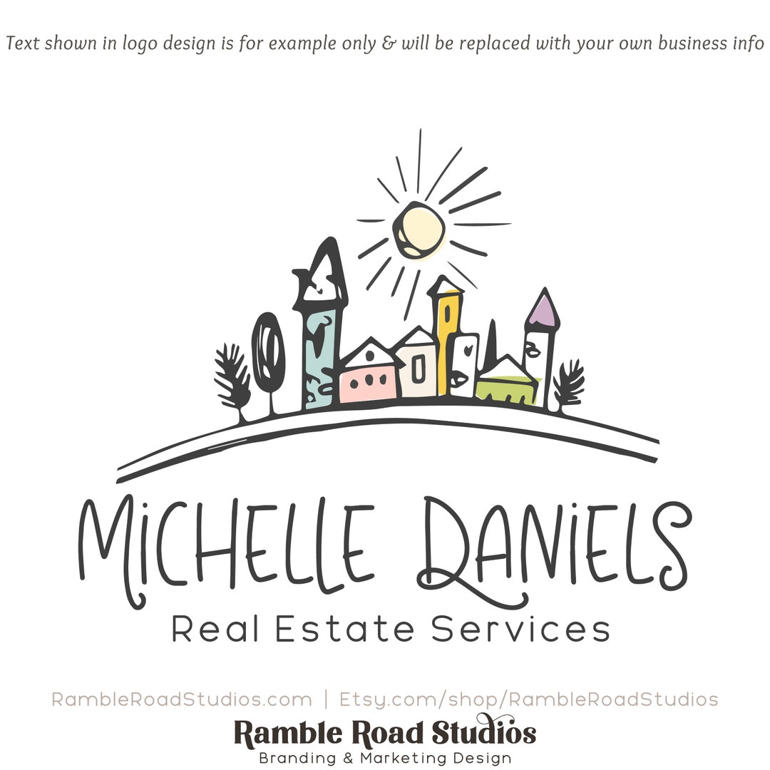 Houses Premade Logo Design Web Print Watermark Files Limited Edition ...