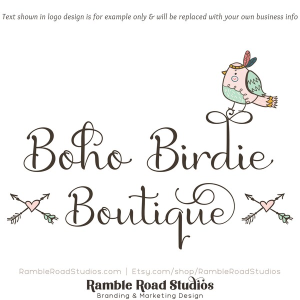 Boho Arrow Logo - Etsy