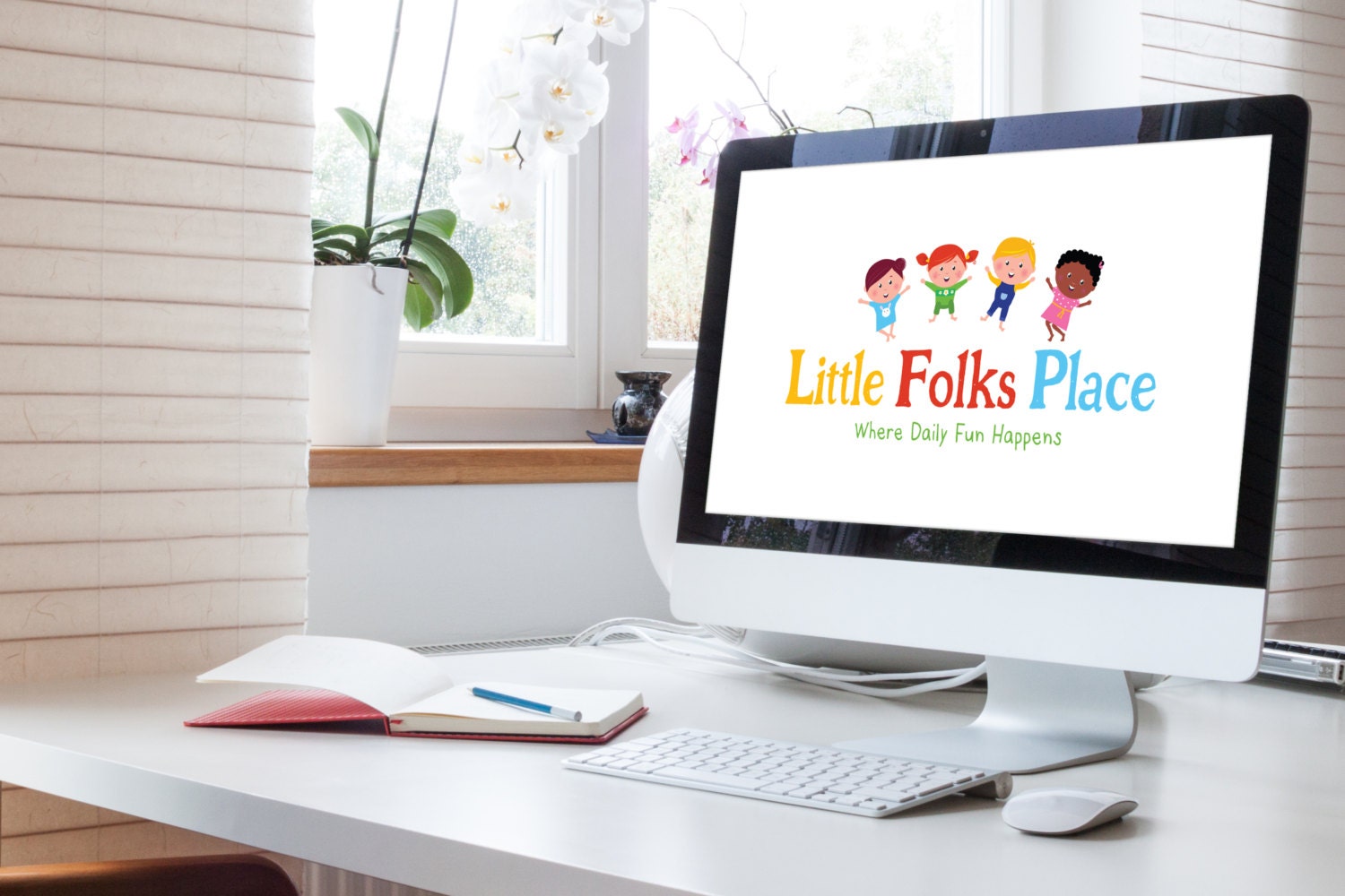 Happy Kids Logo Design & Blog Header Web Print Limited | Etsy