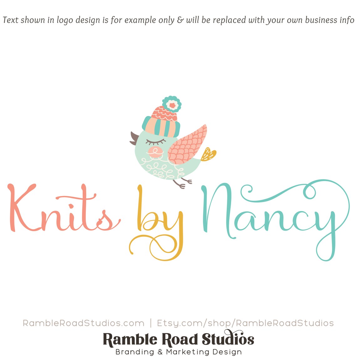 Bird & Hat Logo Design Web Print Files Watermarks - Etsy