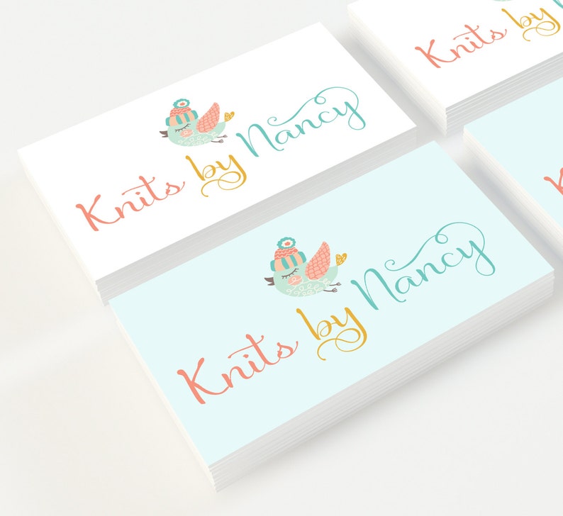 Bird & Hat Logo Design Web Print Files Watermarks | Etsy