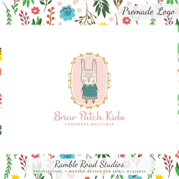 Rabbit Logo Design Web & Print Files Watermarks Limited | Etsy