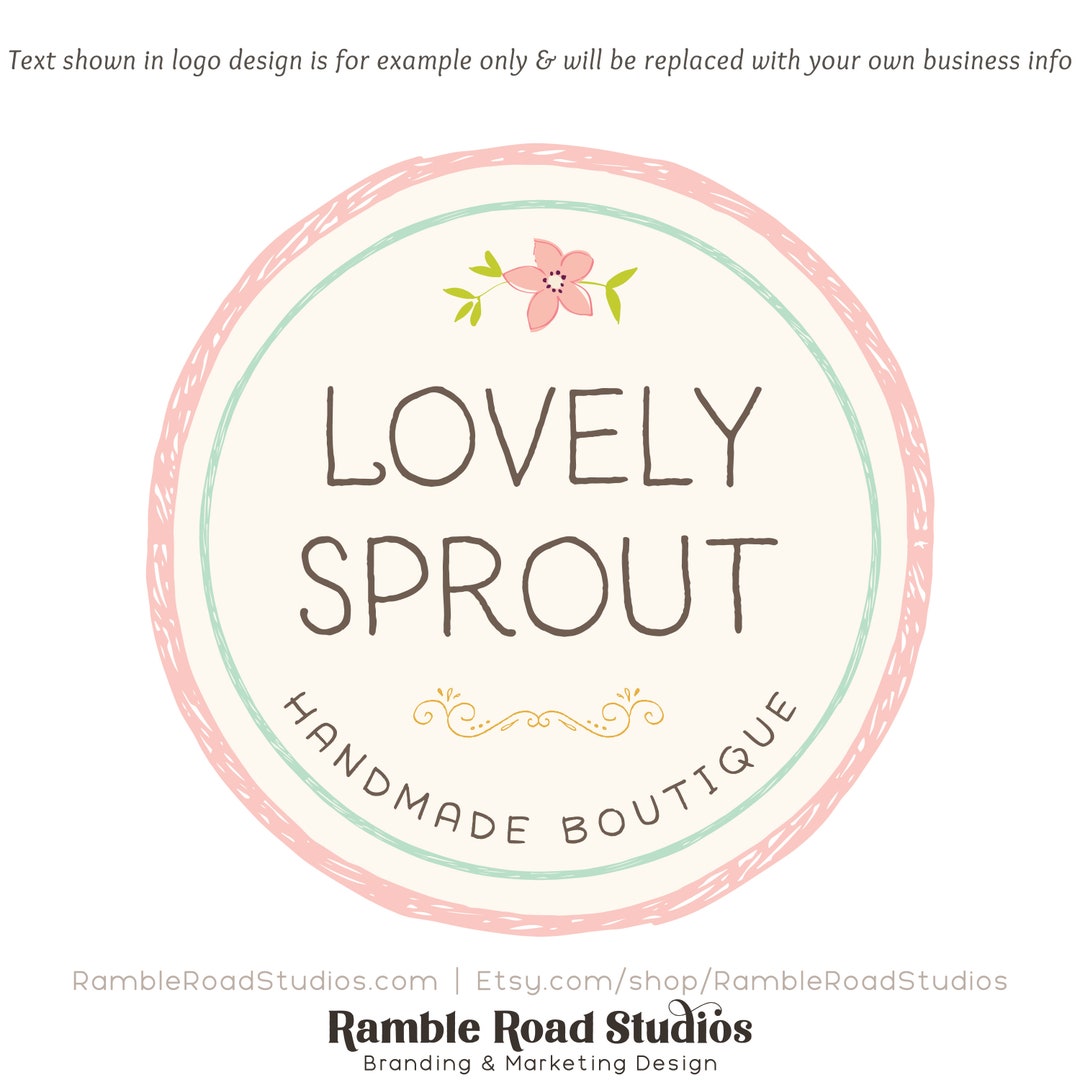 Simply Sweet Premade Logo Design Web & Print Files - Etsy