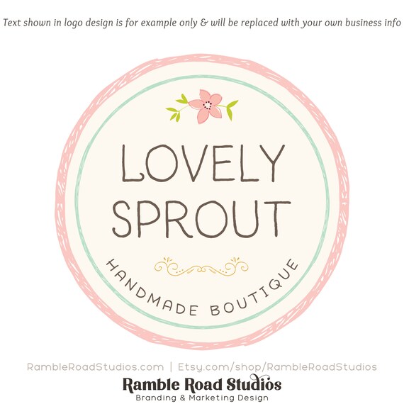 Simply Sweet Premade Logo Design Web & Print Files | Etsy