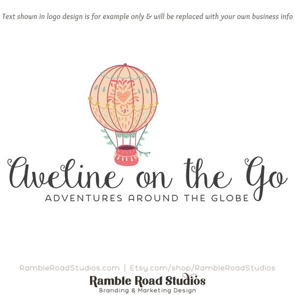 Hot Air Balloon Logo - Etsy