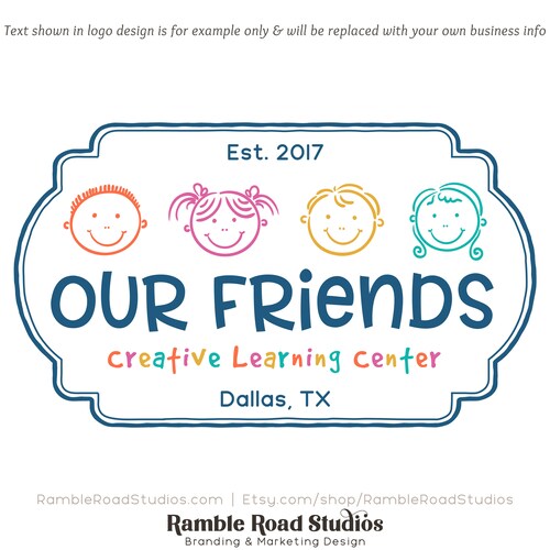 Children Premade Logo Web Print Watermark Files - Etsy