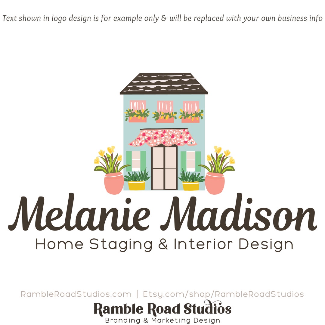 House Logo Design Web & Print Files Watermarks Included - Etsy