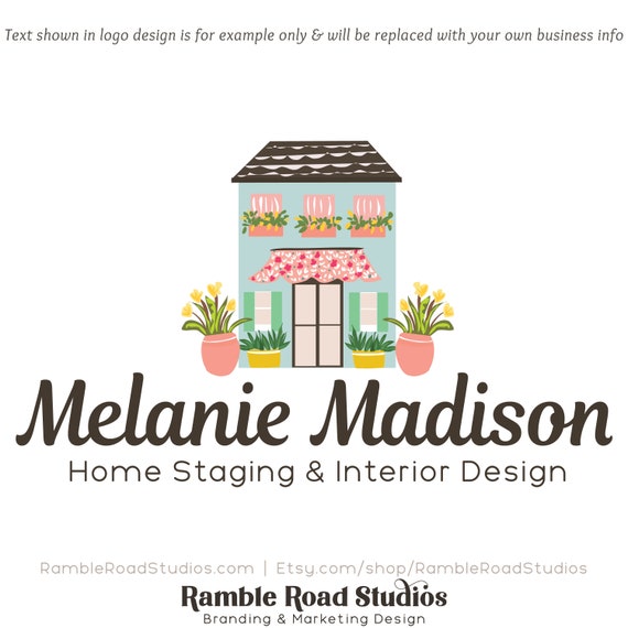 House Logo Design Web & Print Files Watermarks Included | Etsy
