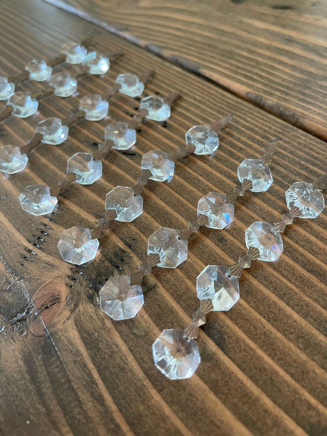 Victorian crystals droplets crafts decor vintage LOT - Etsy Österreich