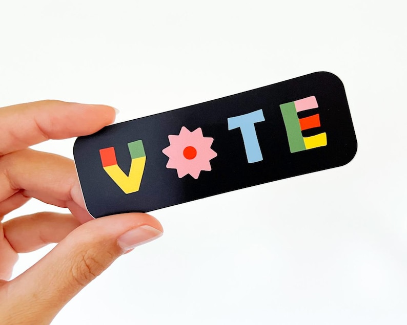 VOTE Sticker - Waterproof Vinyl Car Decal Bumper Sticker - Etsy