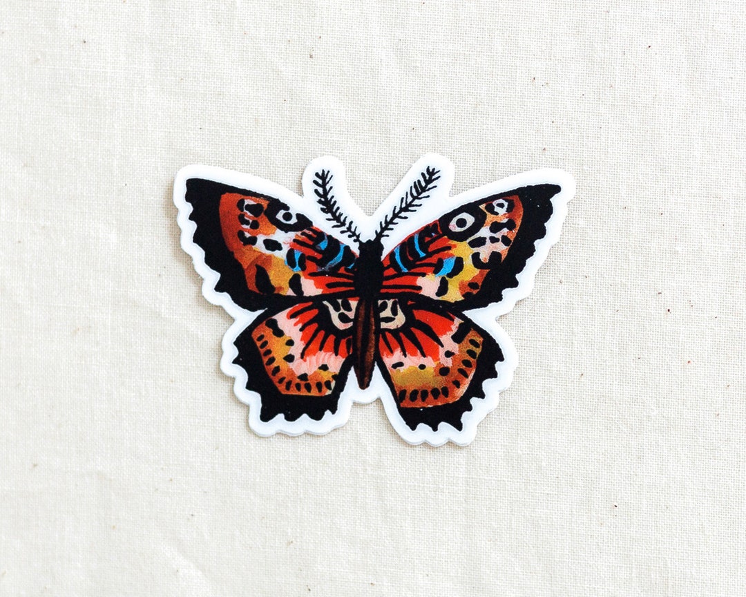 Butterfly Animal Sticker - Waterproof Vinyl Sticker - Etsy