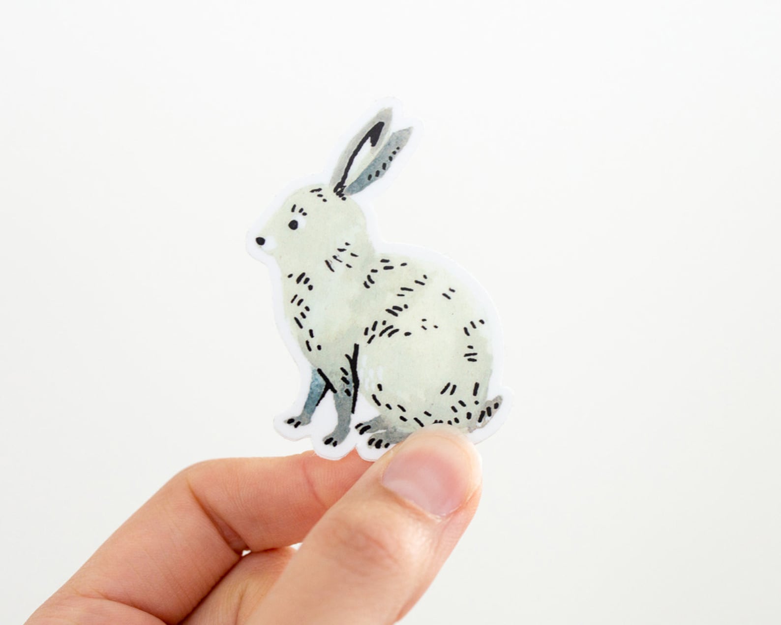 Bunny Rabbit Animal Sticker - Waterproof Vinyl Sticker - Etsy