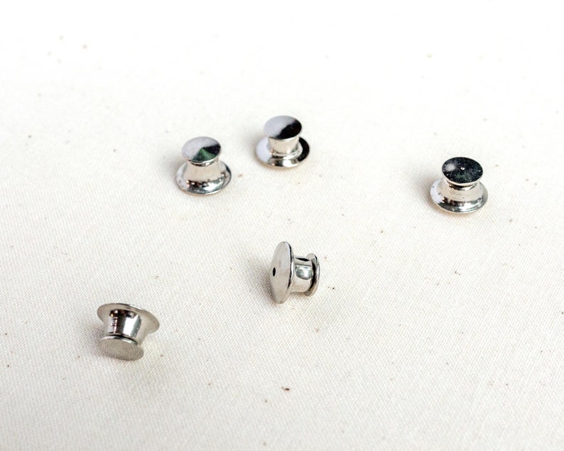 Locking Enamel Pin Backs - Deluxe Pin Keepers - PACK of 5 - Etsy