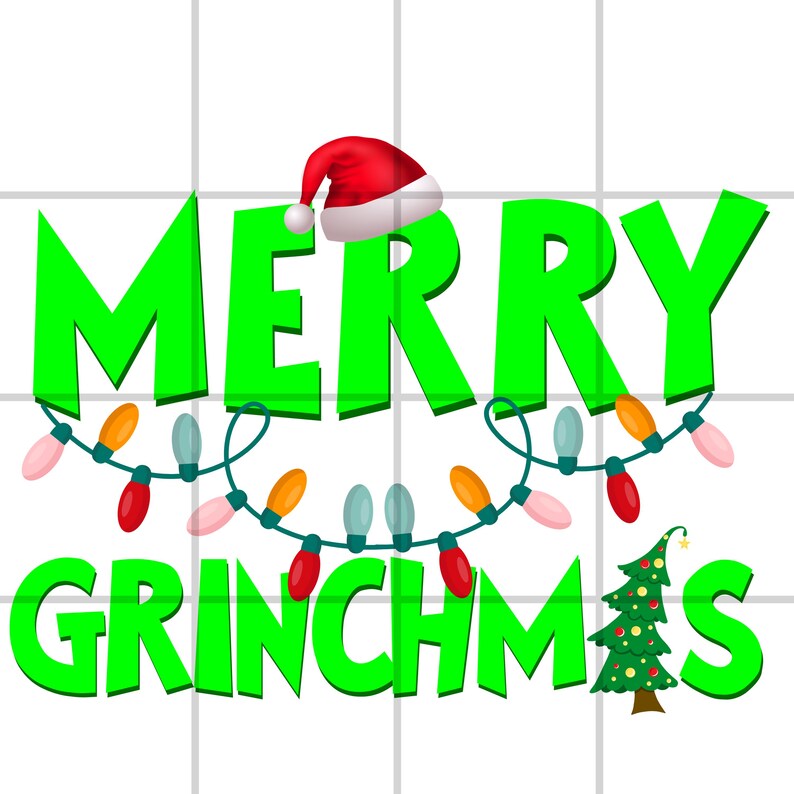 Merry Grinchmas PNG - PNG for DTF or Sublimation - Digital Download - Etsy