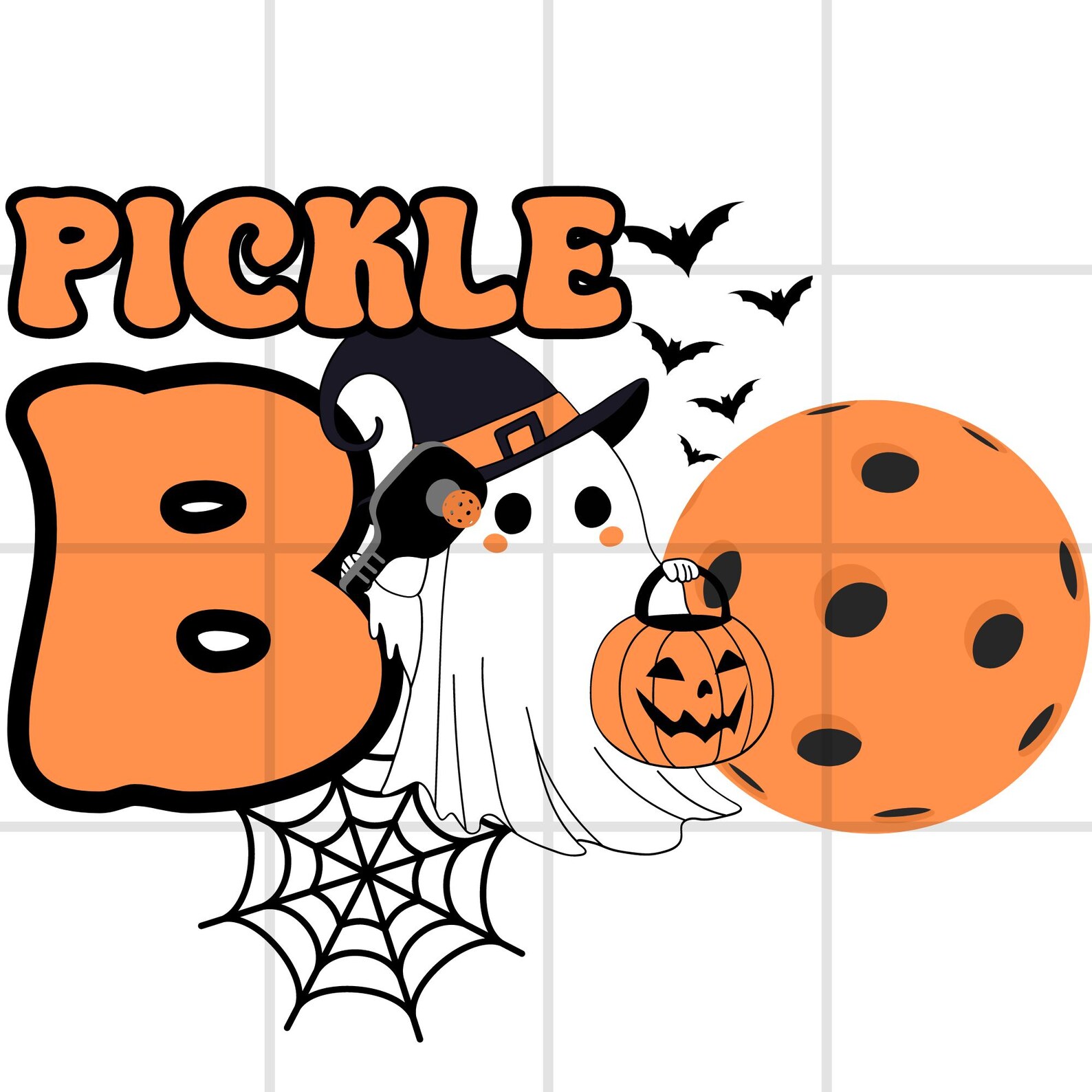 Pickleball Boo PNG - Pickle Boo PNG - Halloween - Digital Download ...