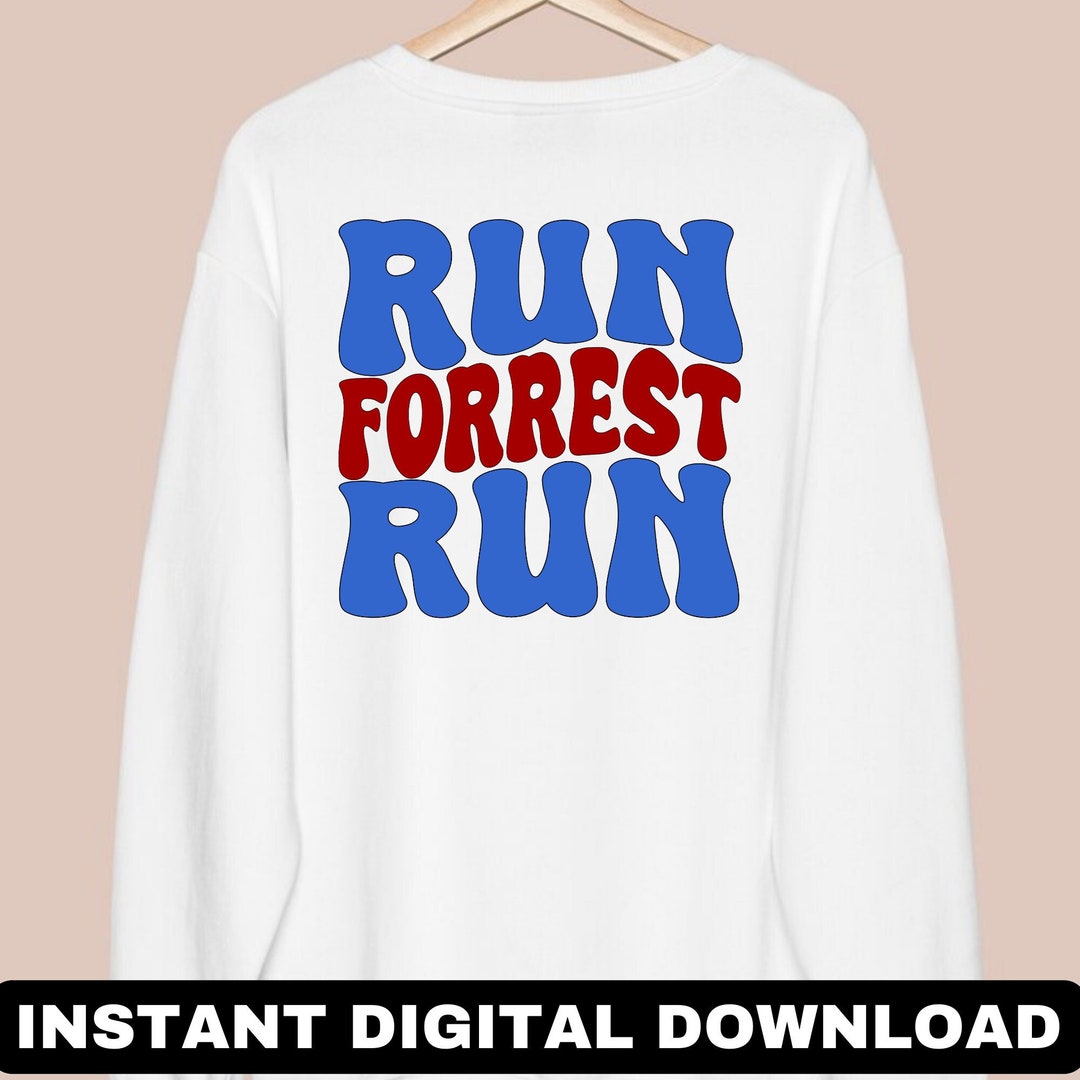 Forrest PNG - Run Forrest Run - PNG for Sublimation - Etsy
