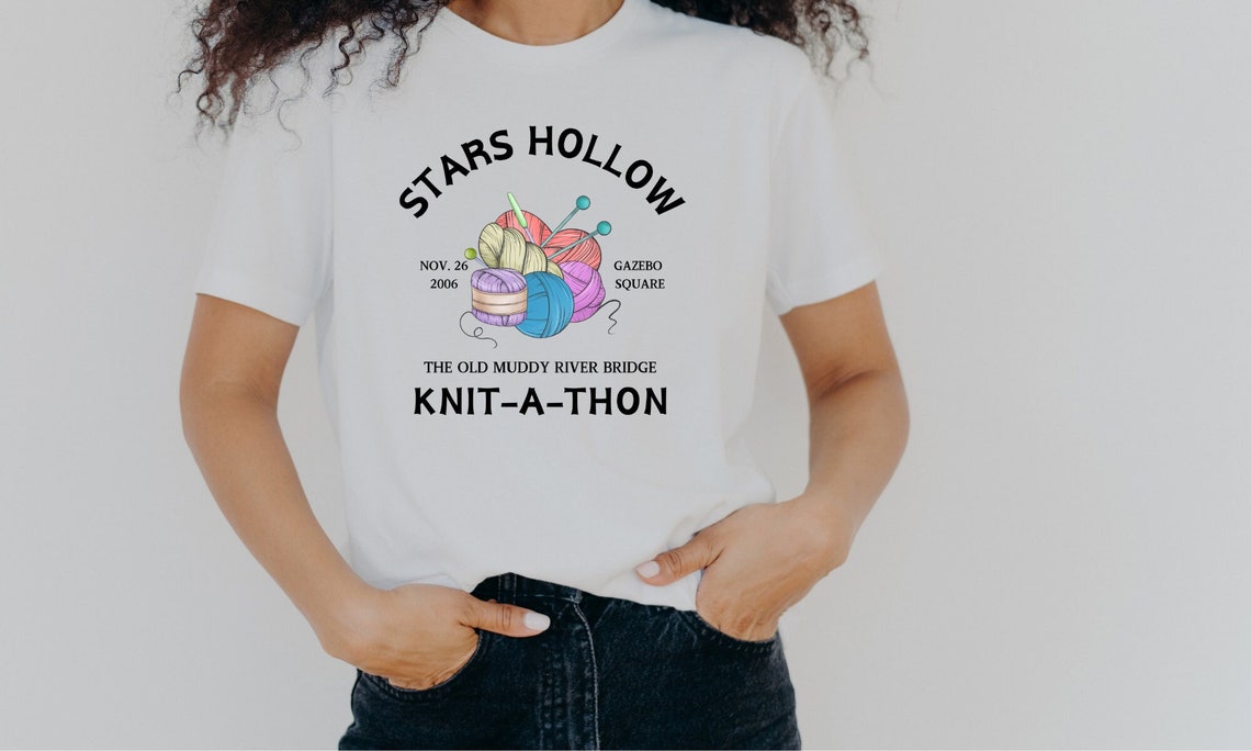 Stars Hollow PNG - Knit-a-thon - PNG for Sublimation - Etsy