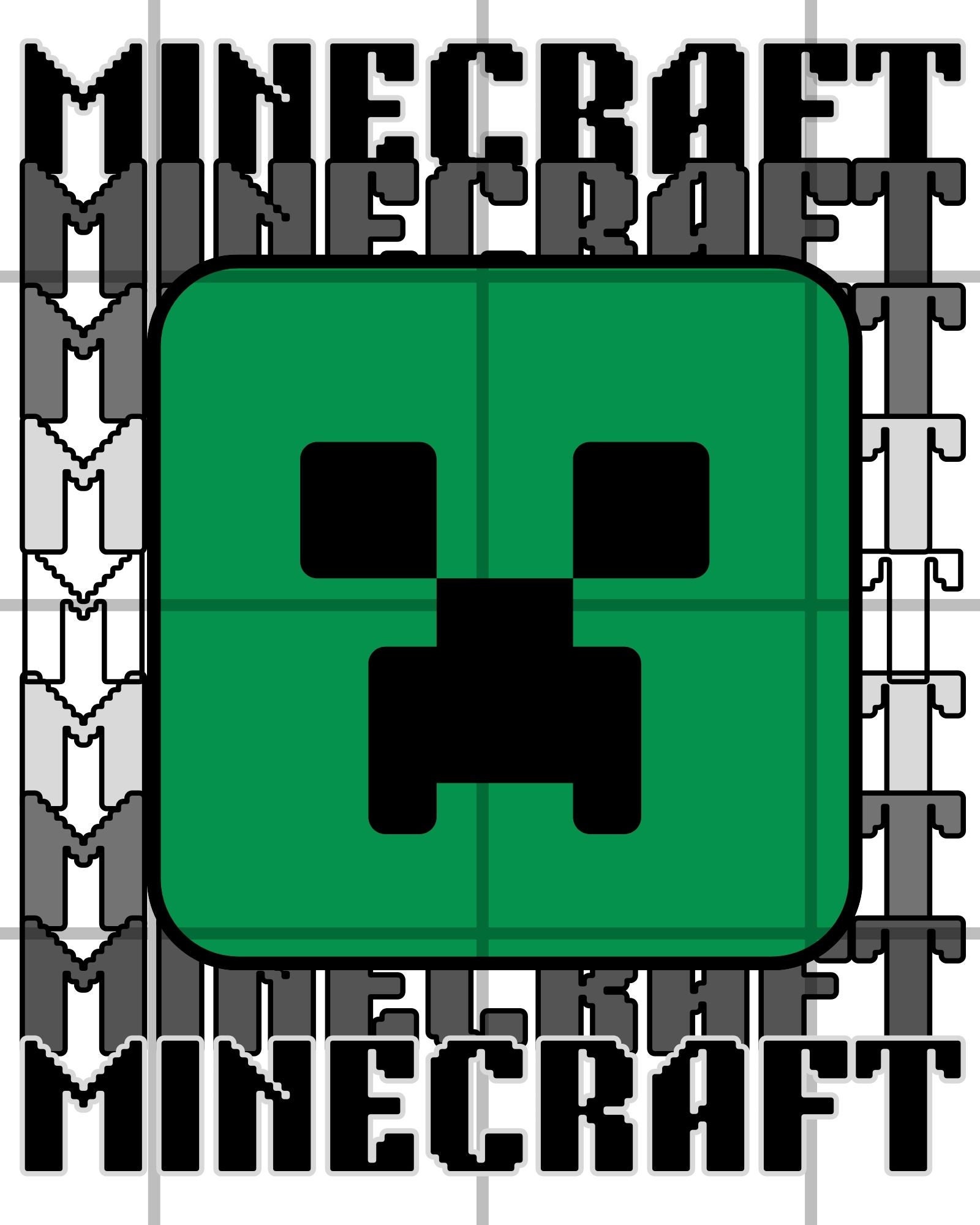 MINECRAFT PNG Bundle - Sword - Creeper - Etsy