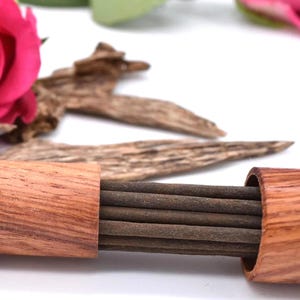 Handcrafted Incense Tube Made From Rosewood - Etsy
