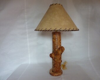 Aspen Log Lamp | Etsy
