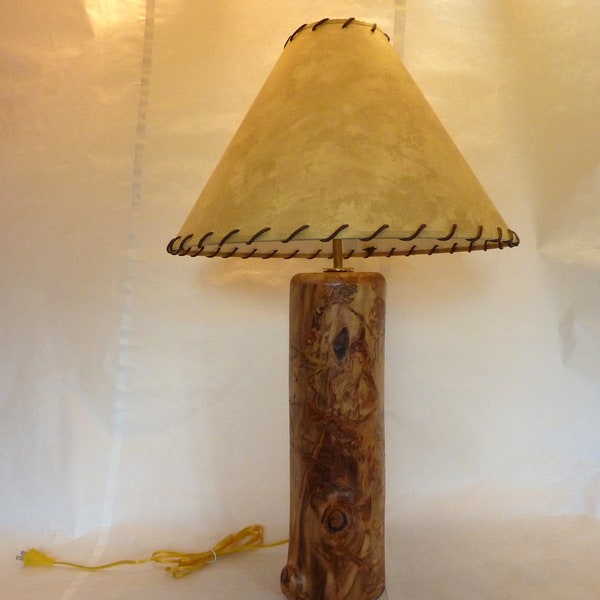 Rustic Table Lamp - Etsy