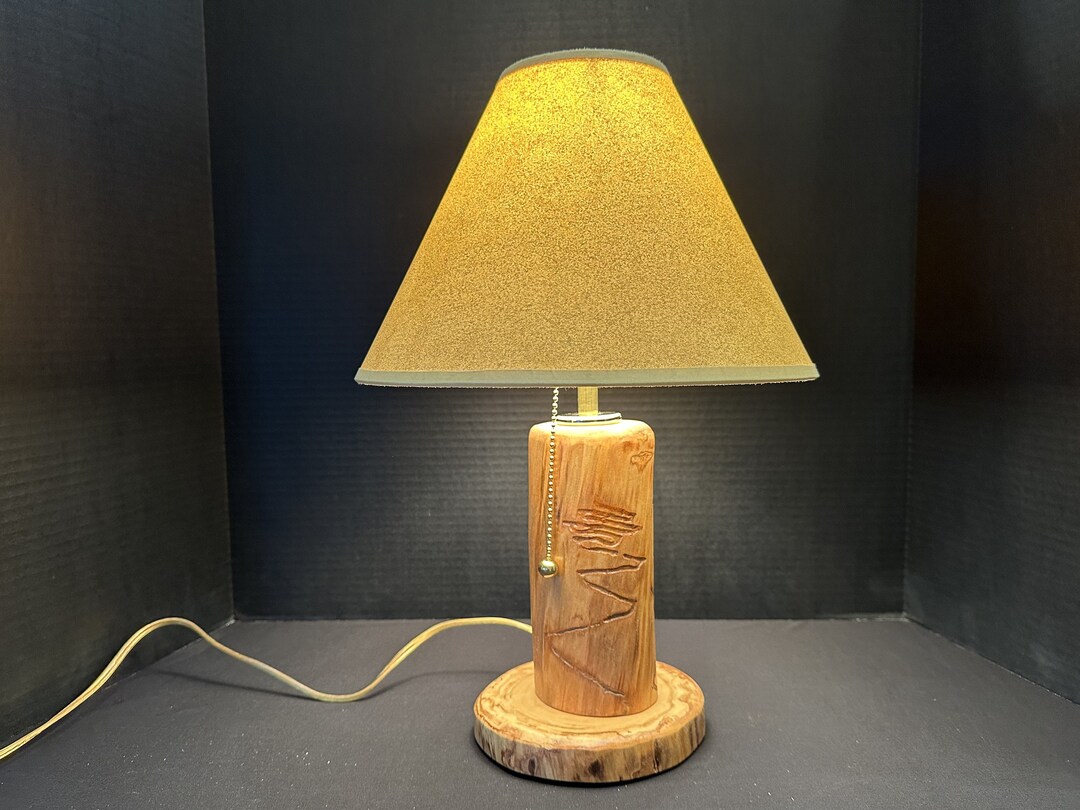 8" Colorado Aspen Table Lamp With Shade - Etsy