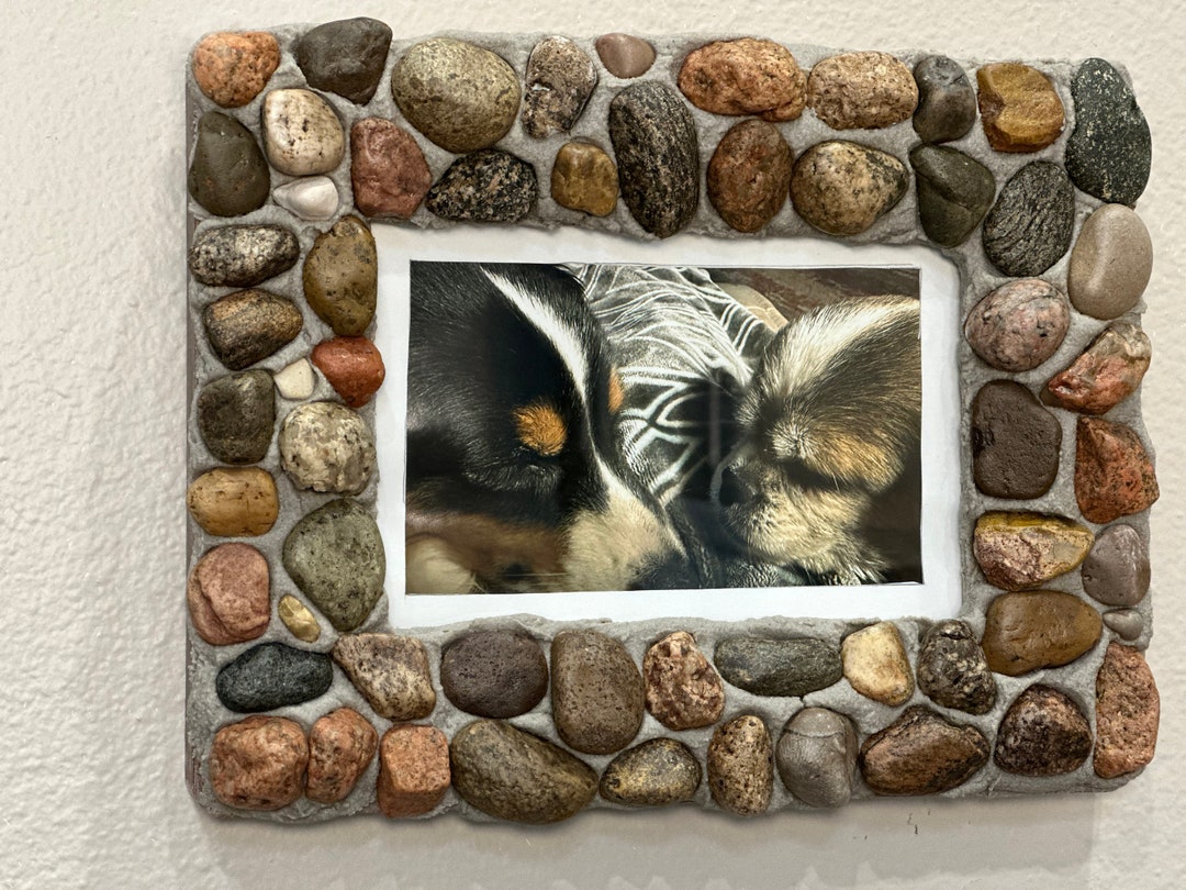 4 X 6 Unique Stone Picture Frame - Etsy