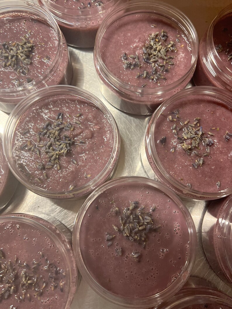 Lavender Lama Body Scrub. Essential Oils. Organic Coconut Oil. - Etsy