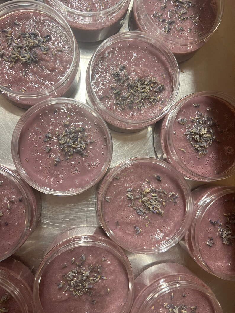 Lavender Lama Body Scrub. Essential Oils. Organic Coconut Oil. - Etsy