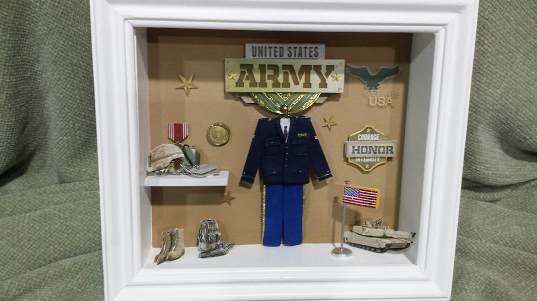 Miniature Military Shadow Box - Etsy