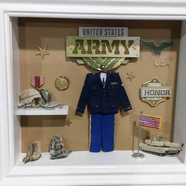 Miniature Military Shadow Box - Etsy
