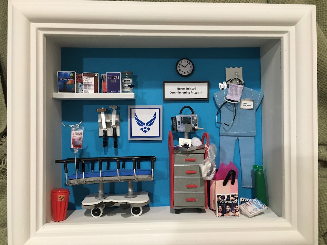 Emergency Medicine Miniature Shadow Box - Etsy