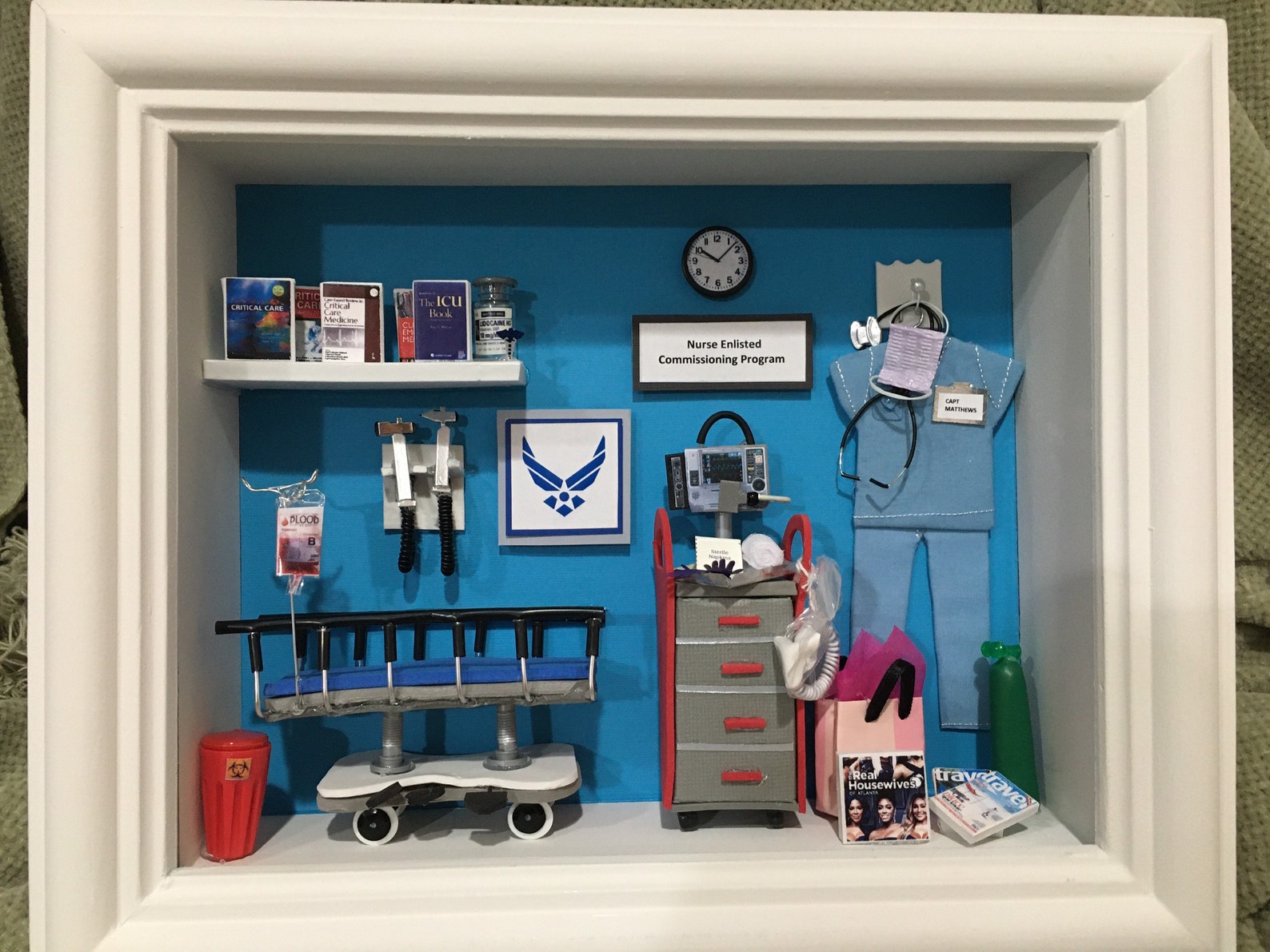Emergency Medicine Miniature Shadow Box - Etsy