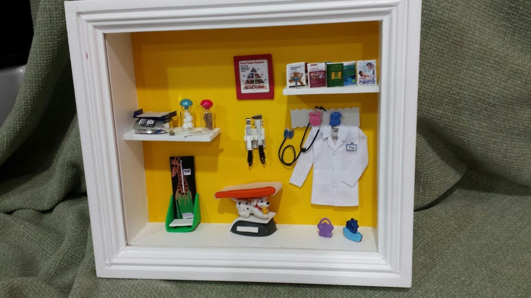 Pediatrics Miniature Shadow Box - Etsy