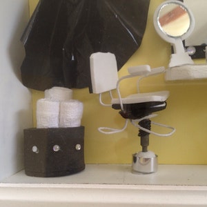 Hair Salon Miniature Shadow Box - Etsy