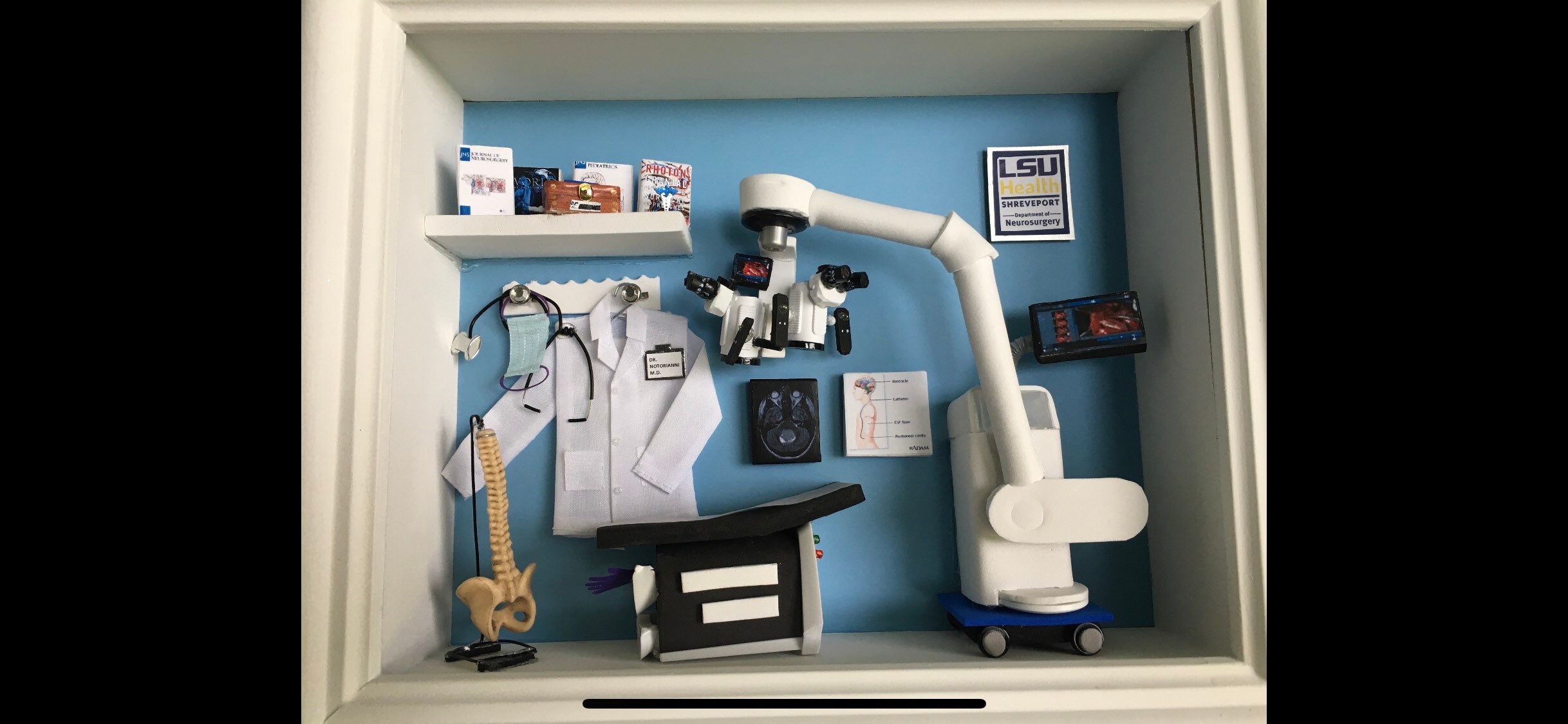 Neurosurgery Miniature Shadow Box - Etsy
