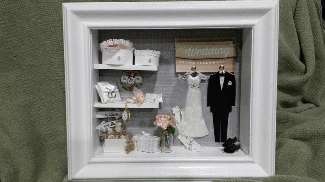 Miniature Wedding Closet #2 Shadow Box - Etsy