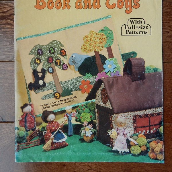 Fabric Doll House Book Pattern - Etsy