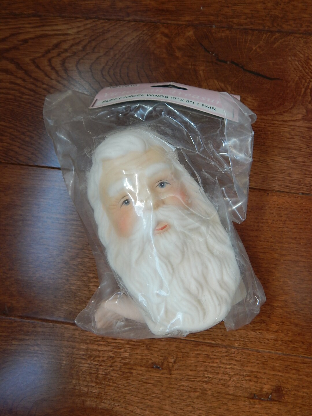 Porcelain Santa Claus Head and Hands Kit 3 1/2'' Breast Plate Style ...